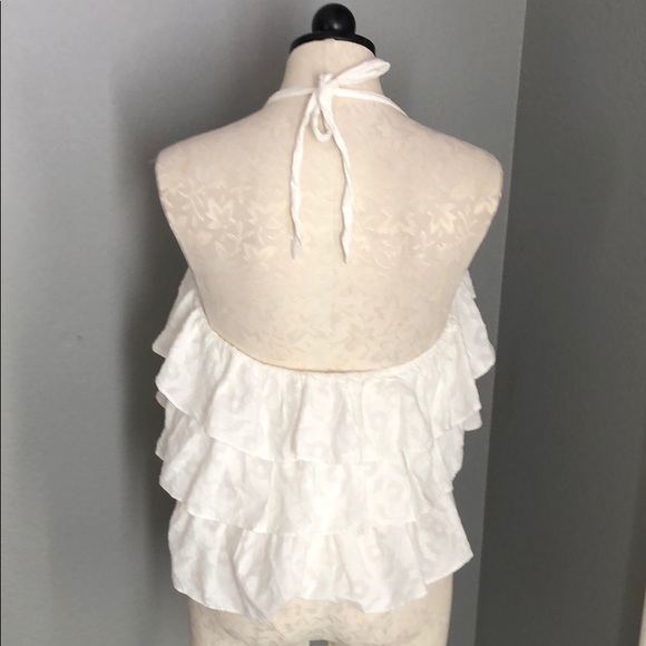 Zara | Tops | Zara Tiered Ruffle Halter Top | Poshmark